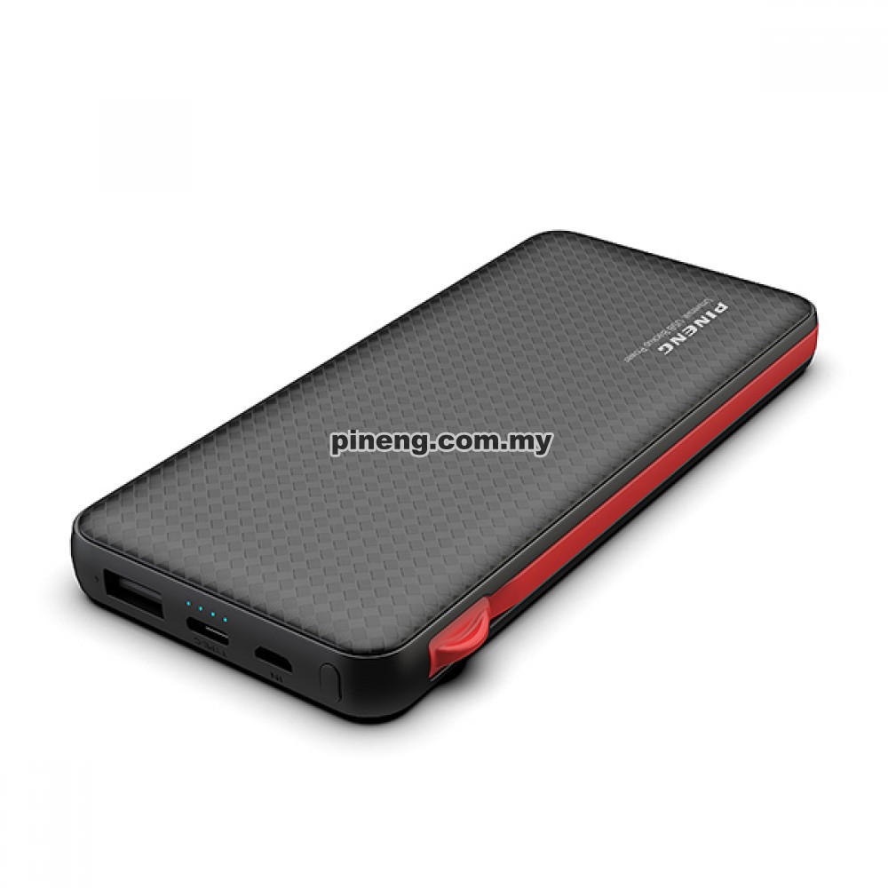 PINENG PN972 10000mAh Power Bank, Built-in 2 Cable, 2 Output, 2 Input