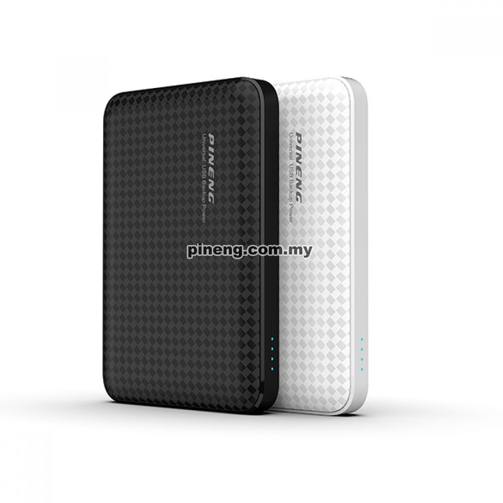 PINENG PN-987 5000mAh Lithium Polymer Power Bank - Black