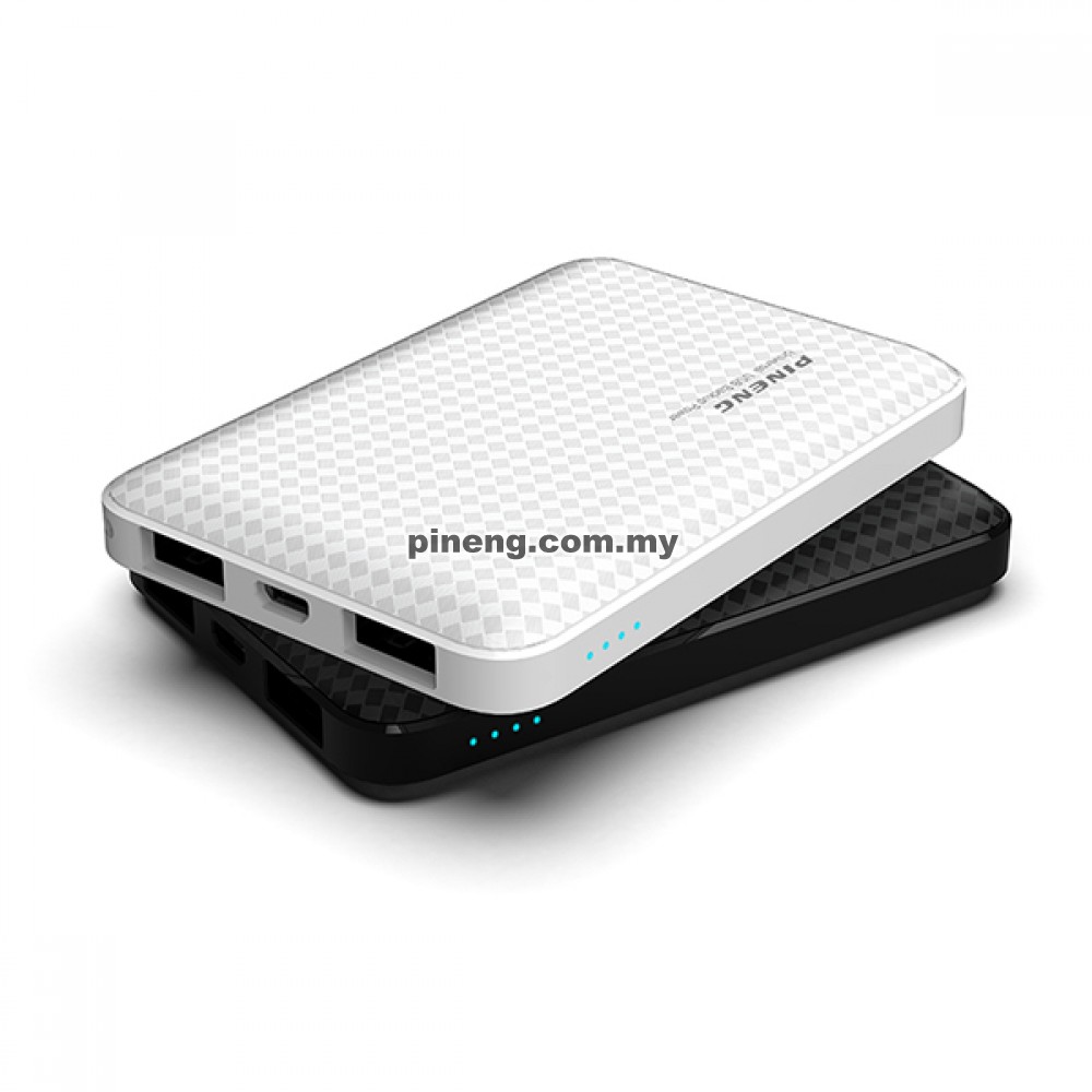 PINENG PN-987 5000mAh Lithium Polymer Power Bank - Black