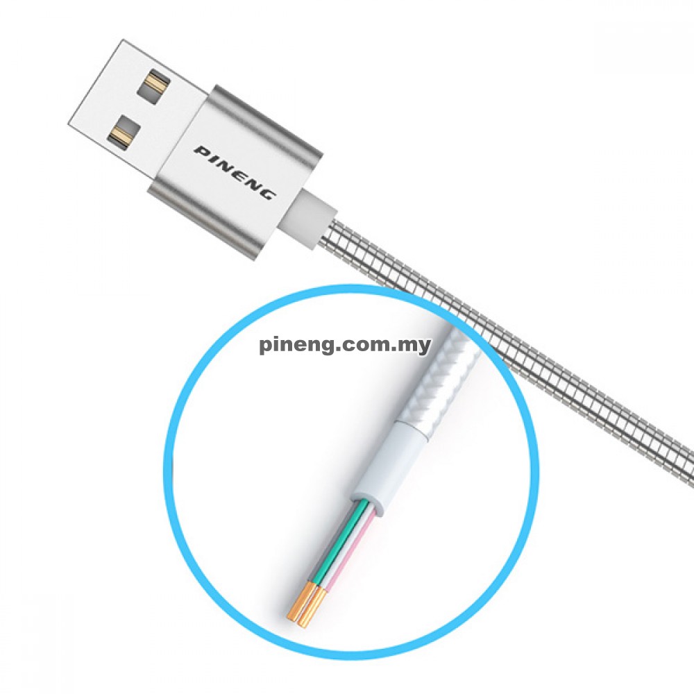 PINENG PN-313 High Speed Lightning Charging Data Cable