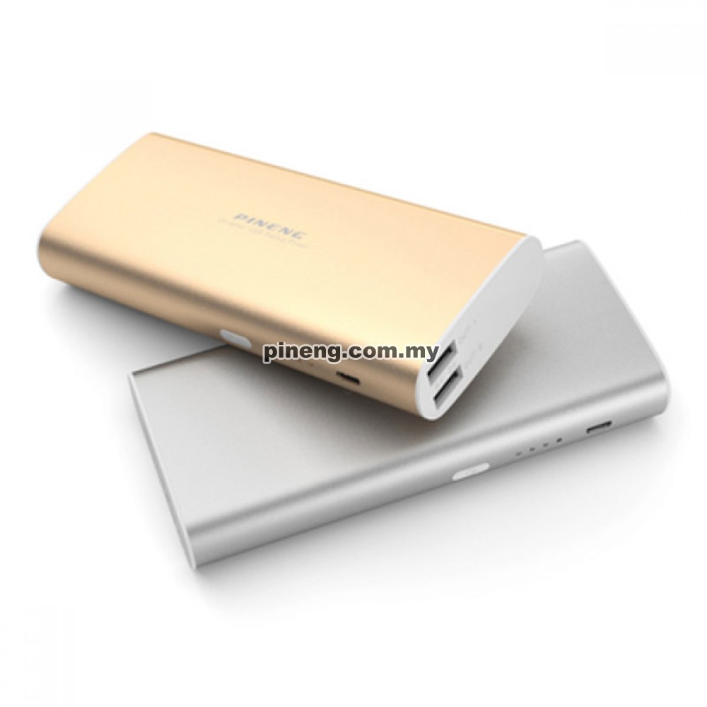 PINENG PN-998 10000mAh Power Bank - Silver