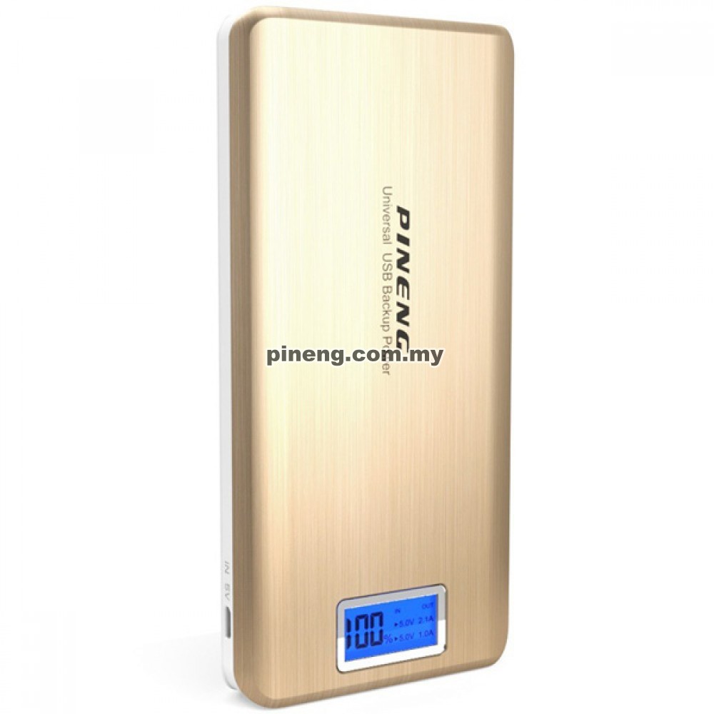 PINENG PN-999 20000mAh Power Bank - Gold