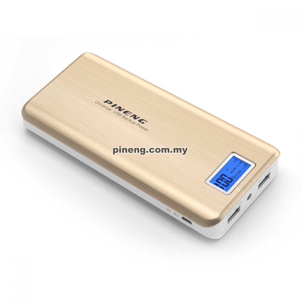 PINENG PN-999 20000mAh Power Bank - Gold