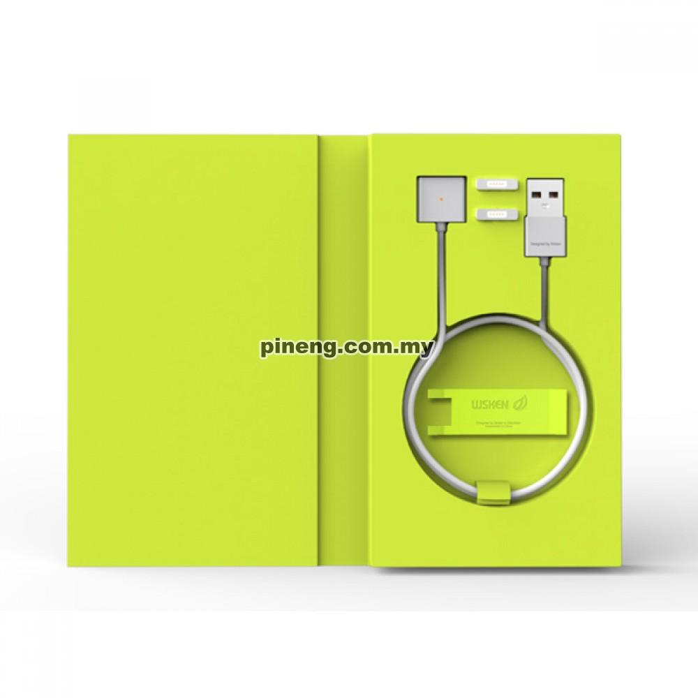 WSKEN Dual Metal Magnetic Micro USB X-Cable With Indicator